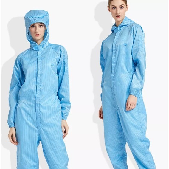 Jual Baju Antistatic Jumsuit Baju Clean Room Coverall Otr | Shopee ...