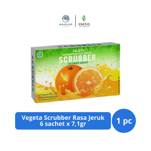 Jual Vegeta Scrubber Rasa Jeruk 6s x 7,1gr | Shopee Indonesia