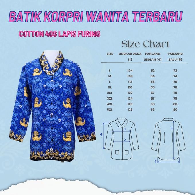 Jual Seragam Korpri Lapis Furing Terbaru Pria Dan Wanita Katun Premium Berkualitas | Shopee ...