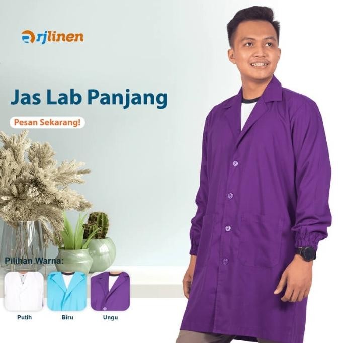 Jual Jas Laboratorium Seragam Lab Baju Praktek Klinik Pria Wanita ...