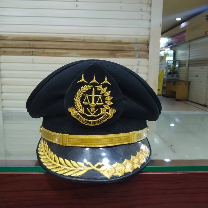 Jual Topi Pet Pdu Jaksa Golongan 3D 4A 4B Jaksa Premium Berkualitas ...
