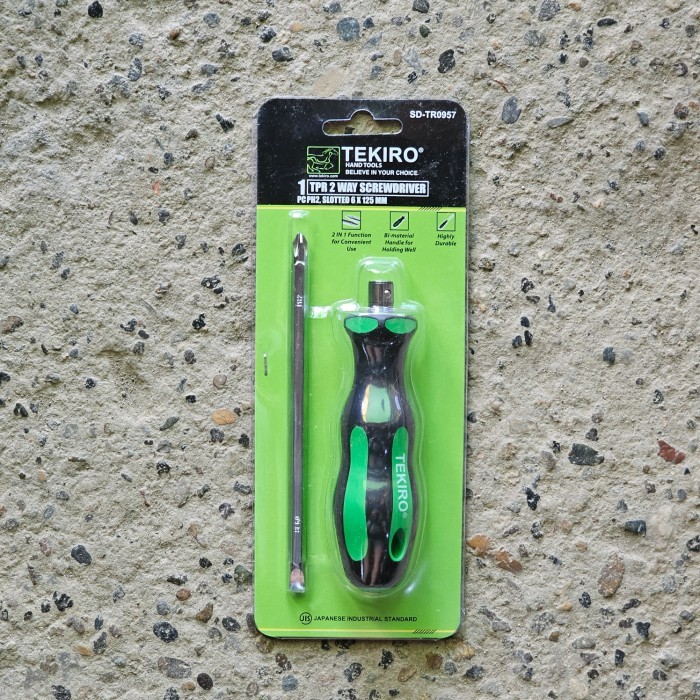 Jual TPR 2 Way Screwdriver TEKIRO / Obeng 2 arah gg.TPR tekiro / Obeng ...