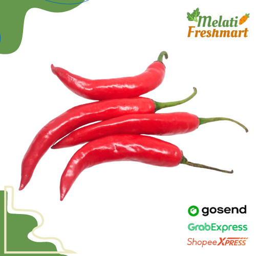 Jual Cabe / Cabai Merah Besar 250 gr / gram - Melati Freshmart | Shopee ...