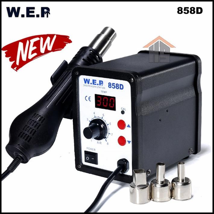 Jual Wep 858D Smd Rework Station - Solder Uap - Blower Uap Original ...