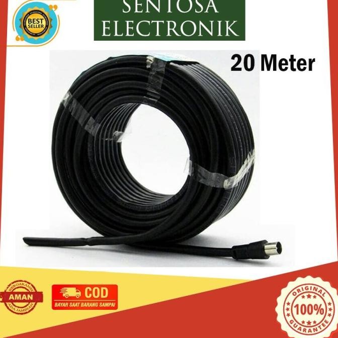 Jual Kabel Antena Tv Digital Analog Shw Panjang 20 Meter Best Quality | Shopee Indonesia