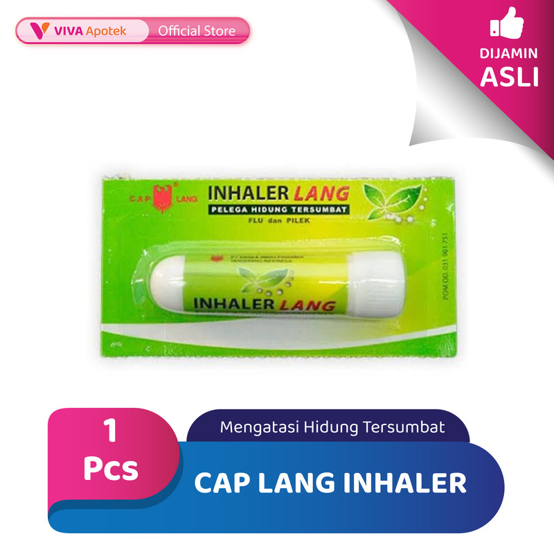 Jual Cap Lang Inhaler untuk Mengatasi Hidung Tersumbat (1 Pcs) | Shopee ...