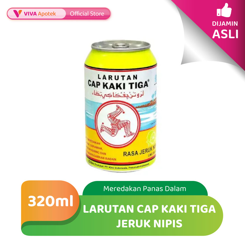 Jual Larutan Cap Kaki Tiga Jeruk Nipis untuk Meredakan Panas Dalam (320 ml) | Shopee Indonesia