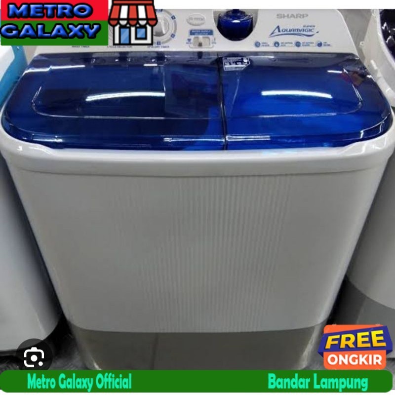 Jual mesin cuci Sharp super aqua magic 97CM ( 9,7kg ) seri terbaru ...