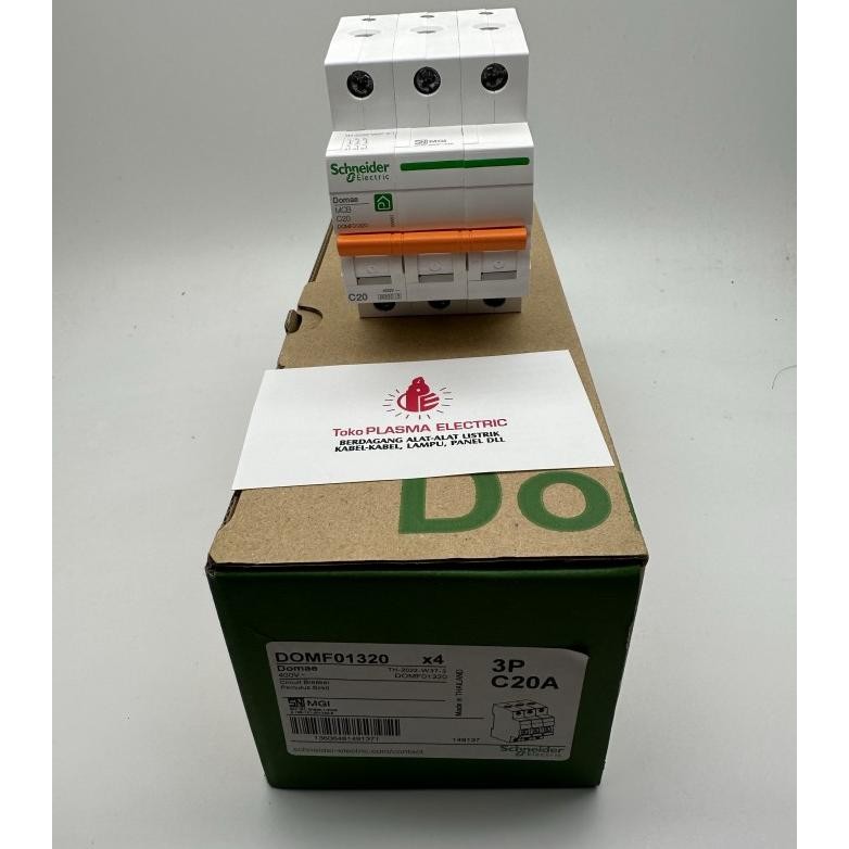 Jual Mcb Schneider 6A/10A/16A/20A 3 Phase 3Phase 3Pole 3 Pole Domae Perkakas Berkualitas ...