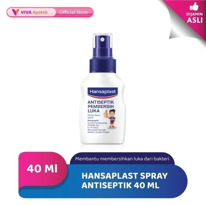Jual Hansaplast Spray Antiseptik untuk Membersihkan Luka (40 ml ...