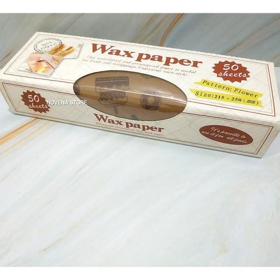 Jual Wax R Kertas Baking Kertas Roti Motif-50 Pcs | Shopee Indonesia