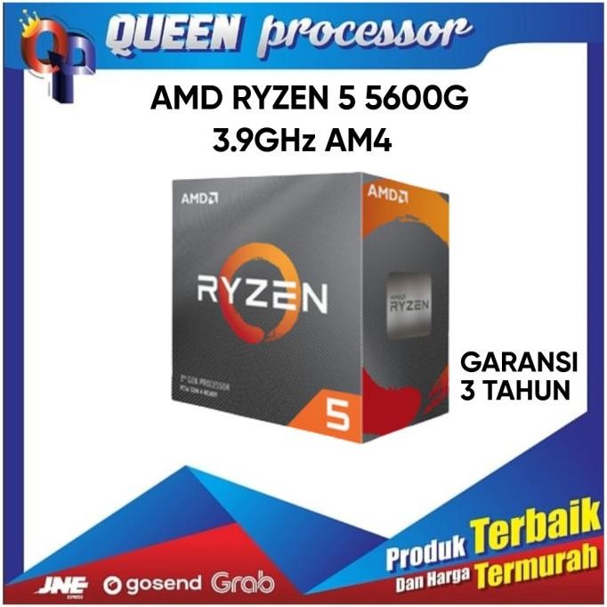 Jual HARGA DISC - AMD Ryzen 5 5600G 3.9GHz 6 CPU cores 12 threads 7 GPU ...