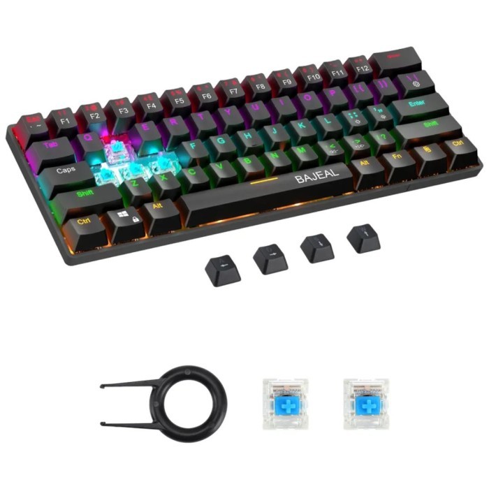 Jual TERBARU!! Keyboard Mechanical gaming Bluetooth / usb mode 61-Key ...
