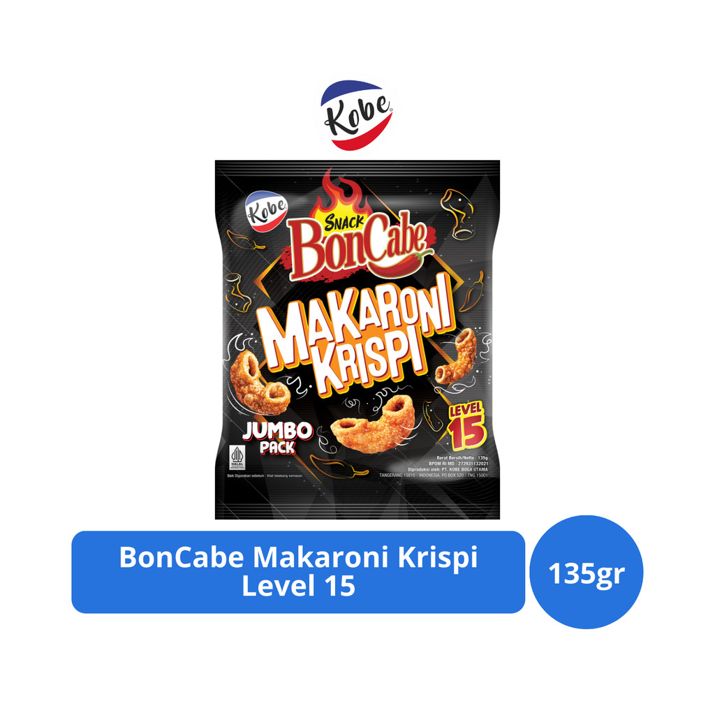 Jual Kobe BonCabe Makaroni Krispi Level 15 135gr | Shopee Indonesia