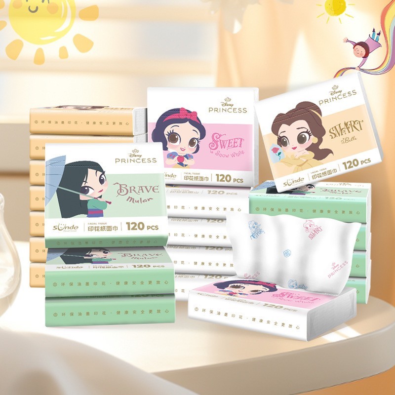 Jual Tisu Kering 3 ply Karakter Lucu Mini Dry Tissue Printed patterned ...
