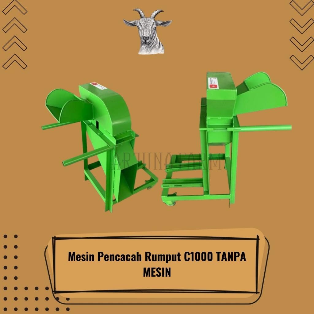 Jual Mesin Pencacah Rumput Jagung Daun Pakan Ternak Tipe C1000 Tanpa ...