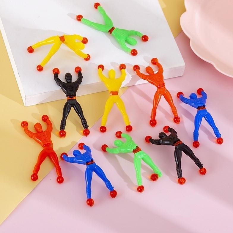 Jual Mainan STICKY MAN Tempel Kaca Dinding Spiderman Climbing Wall ...