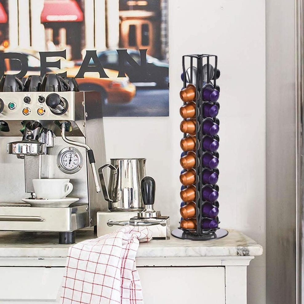 Jual Premium Rak Tempat Kapsul Kopi Rak Nespresso Hitam Nescaffe Coffee ...