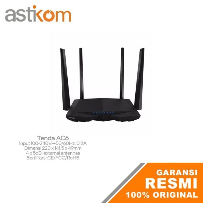 Jual Tenda AC6 AC1200 Smart Dual-Band Wifi Router | Shopee Indonesia