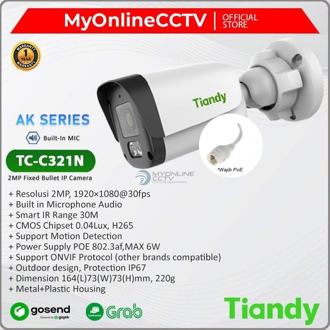 Jual Imou Bullet IPC-F22A 2MP IP Camera Outdoor PoE Paket CCTV Dahua ...