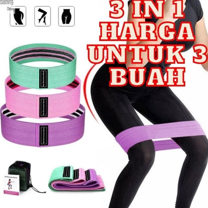 Jual Hits!! Hip Resistance Band | Hip Band | Squat Band | Booty Band ...