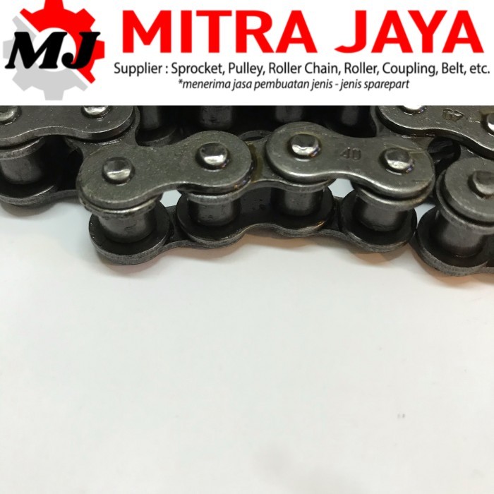 Jual Roller Chain Rs 40-1 (Rantai Sprocket Single) | Shopee Indonesia