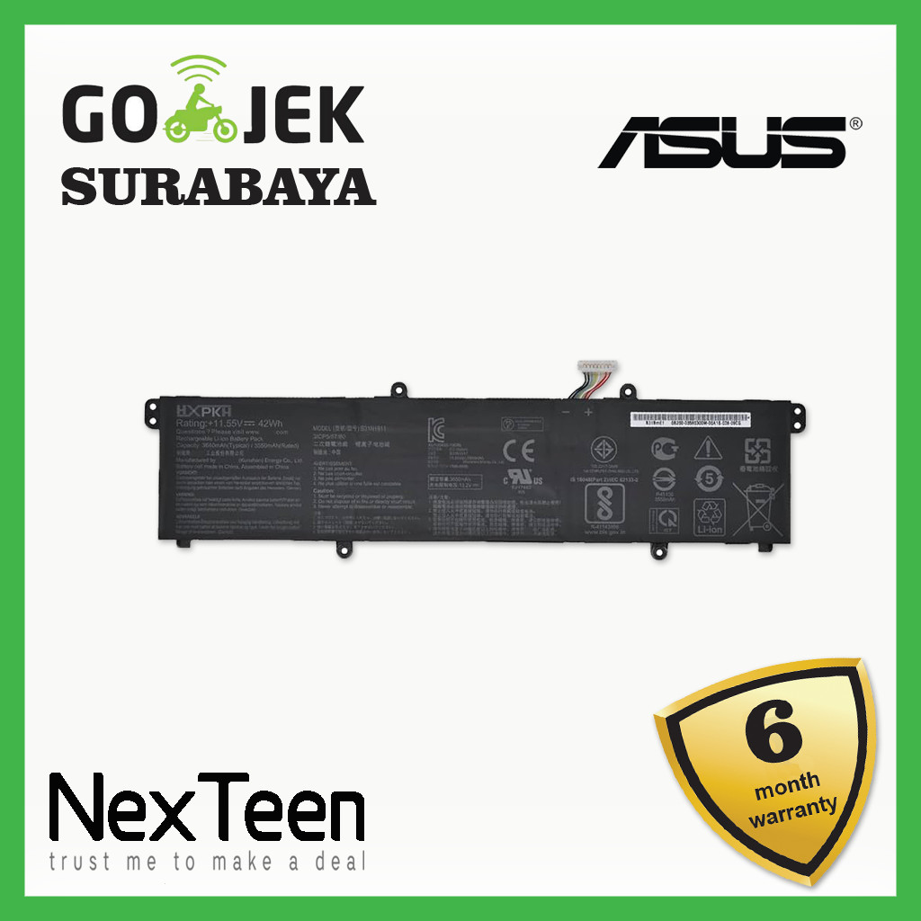 Jual Original Baterai Asus VivoBook Flip 14 TM420IA TM420UA TP470EA TP470EZ B31N1911 | Shopee ...