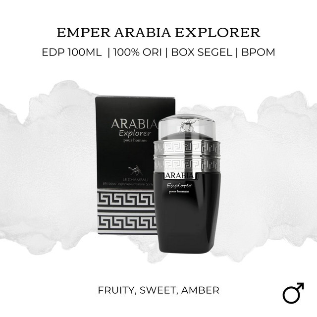 Jual Parfum Emper Arabia Explorer for Male Pria - 100% Asli Original ...