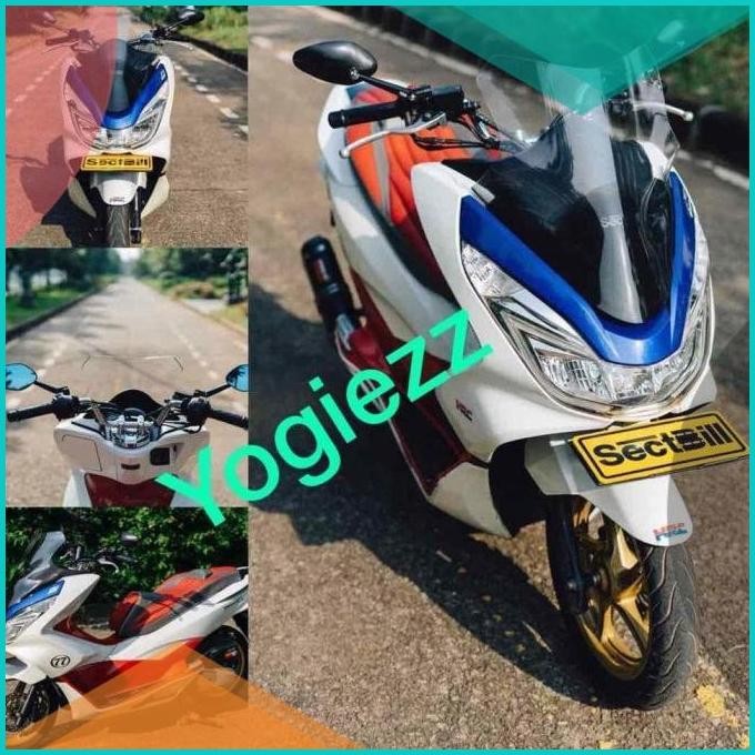Jual Windshield pcx 150 led visor pcx led 150 flyscreen pcx carbon ...