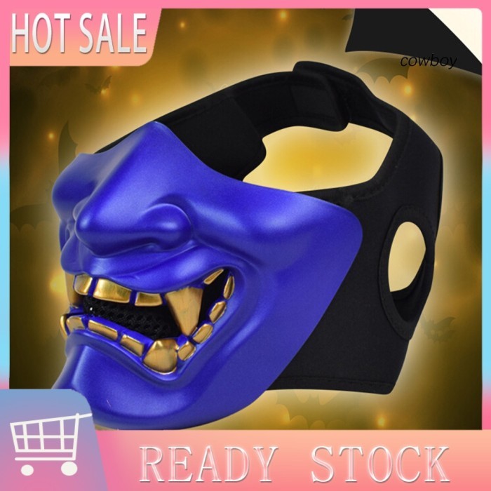 Jual :>:>:>:>] Cow- Evil Demon Prajna Smile Setengah Wajah Topeng ...