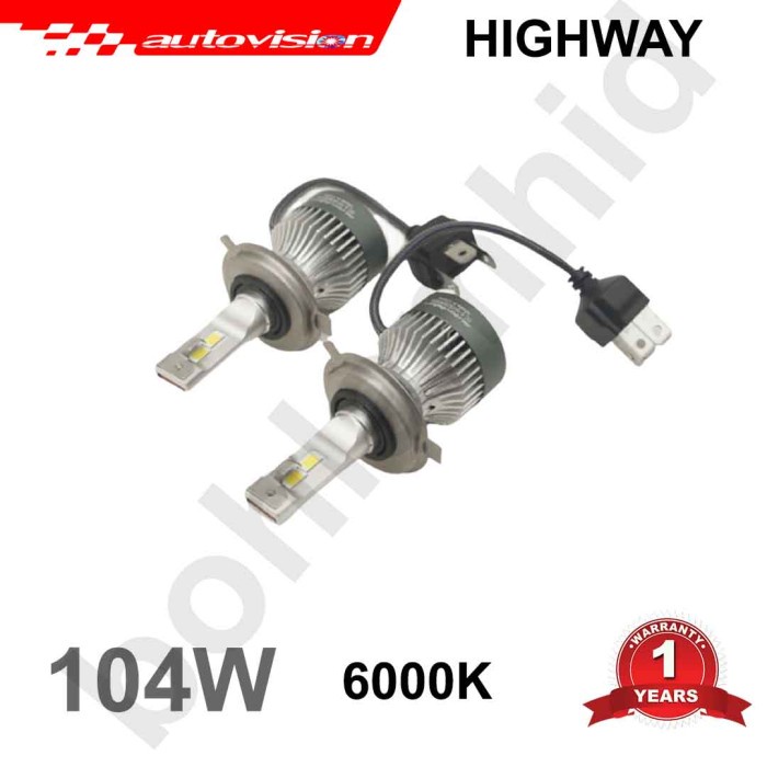 Jual LAMPU LED CORTEZ AUTOVISION HIGHWAY Headlamp Putih 6000K best ...