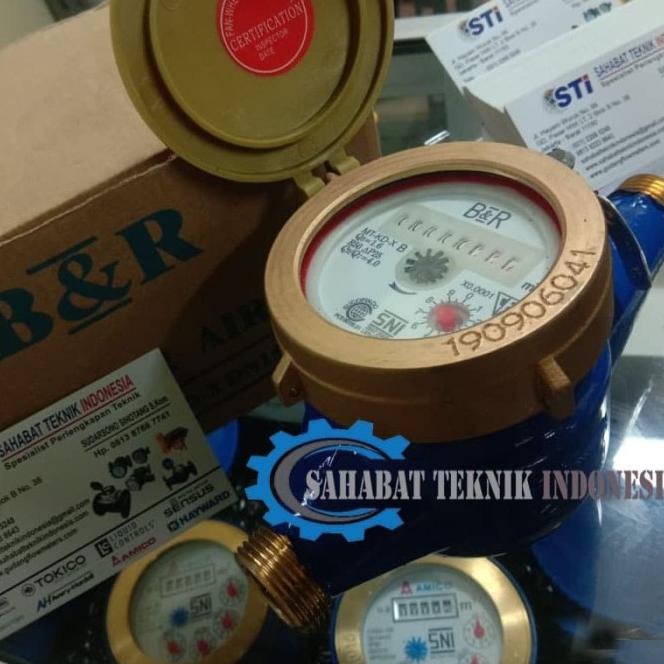 Jual Jual Water Meter B&R Original Sni Size 1/2 Inch - Meteran Air Br ...