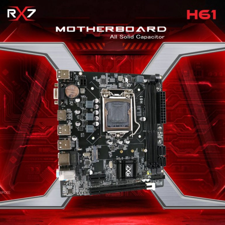 Jual Kualitas Premium.. Motherboard RX7 H61 LGA 1155 DDR3 H61 Mainboard ...