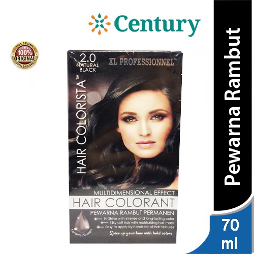 Jual XL Professionnel Hair Colorant 2.0 Natural Black / Hair Collor ...