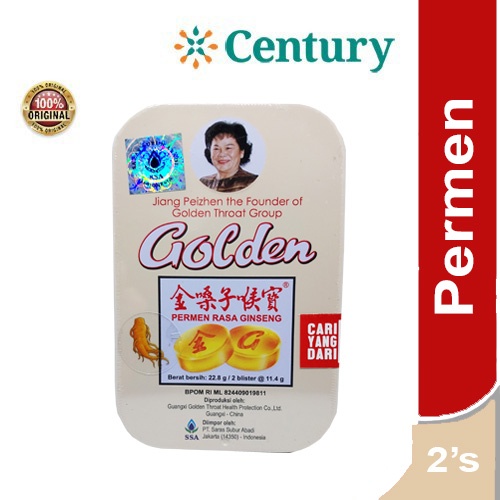 Jual Golden Permen Rasa Ginseng Isi 2 Blister 12 Tab / Permen Pelega ...