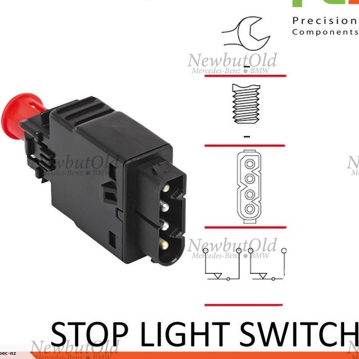 Jual New Switch Lampu Rem Kaki 4 Genuine Bmw E36 E34 E32 Germany Kode ...