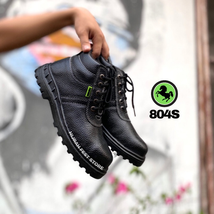 Jual ALAT KESELAMATAN SEPATU SEFTY PRIA SEMI BOOTS TALI SAFETY SHOES ...
