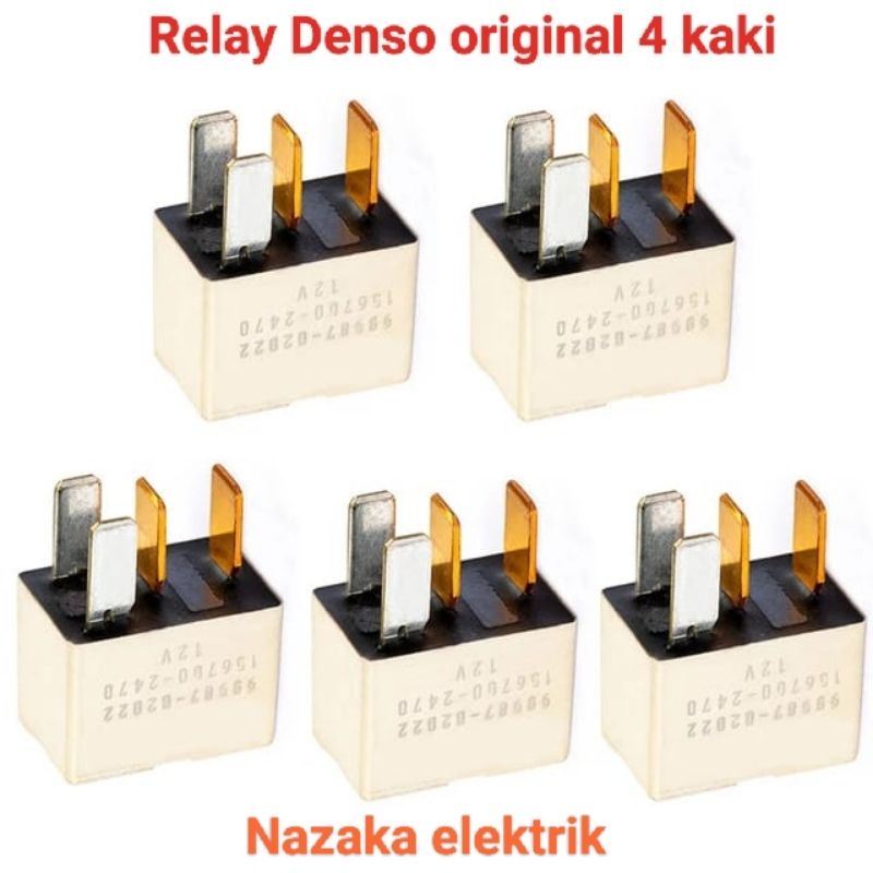 Jual Relay Denso original kaki 4 ( putih ) | Shopee Indonesia