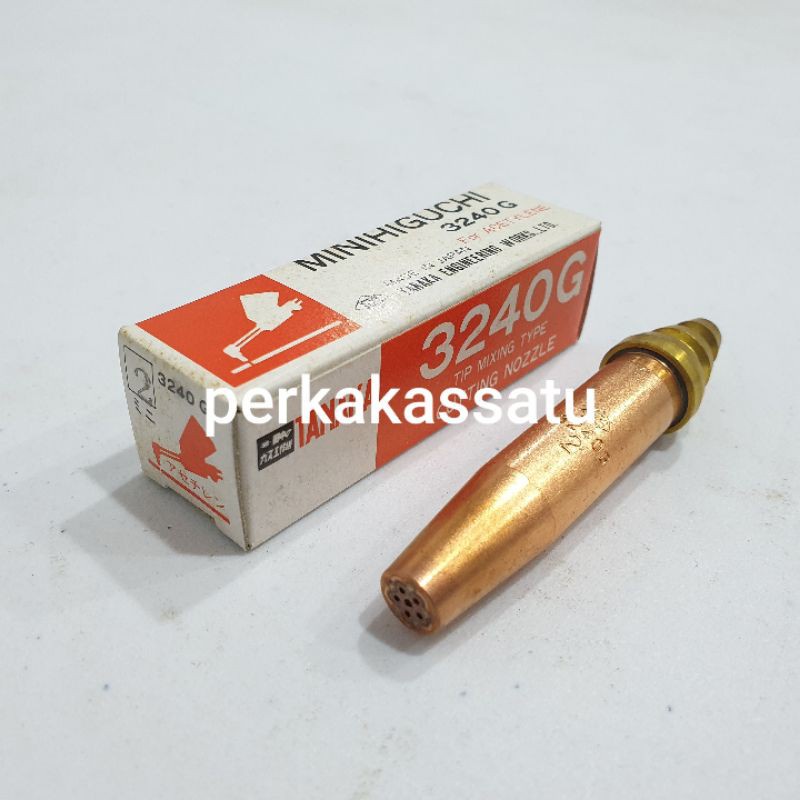 Jual CUTTING TIP ACETYLENE NO. 2 MODEL STRONG 8 TANAKA 3240G ASLI JAPAN ...