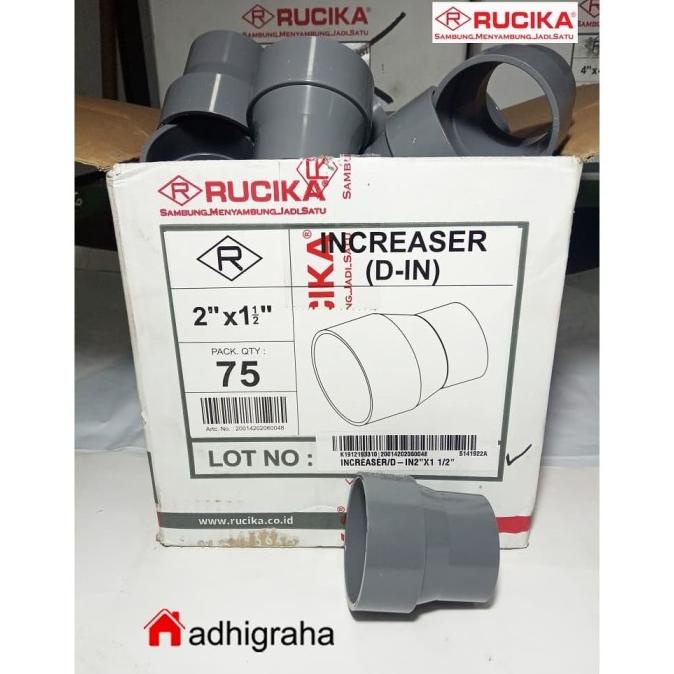 Jual r sock pvc rucika DV sedang 2 x 1 1/2 (reducer socket/vlok sock ...