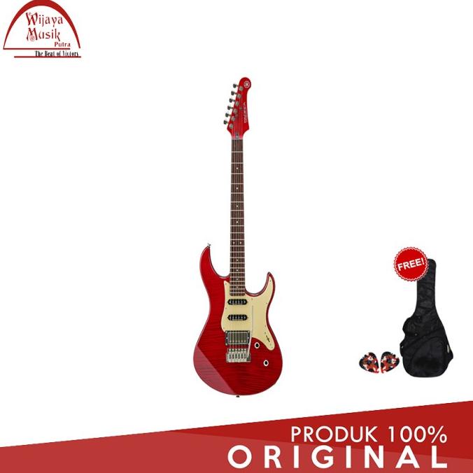 Jual Yamaha Pacifica 612Viifmx Fired Red + Softcase + 2Pick Original ...