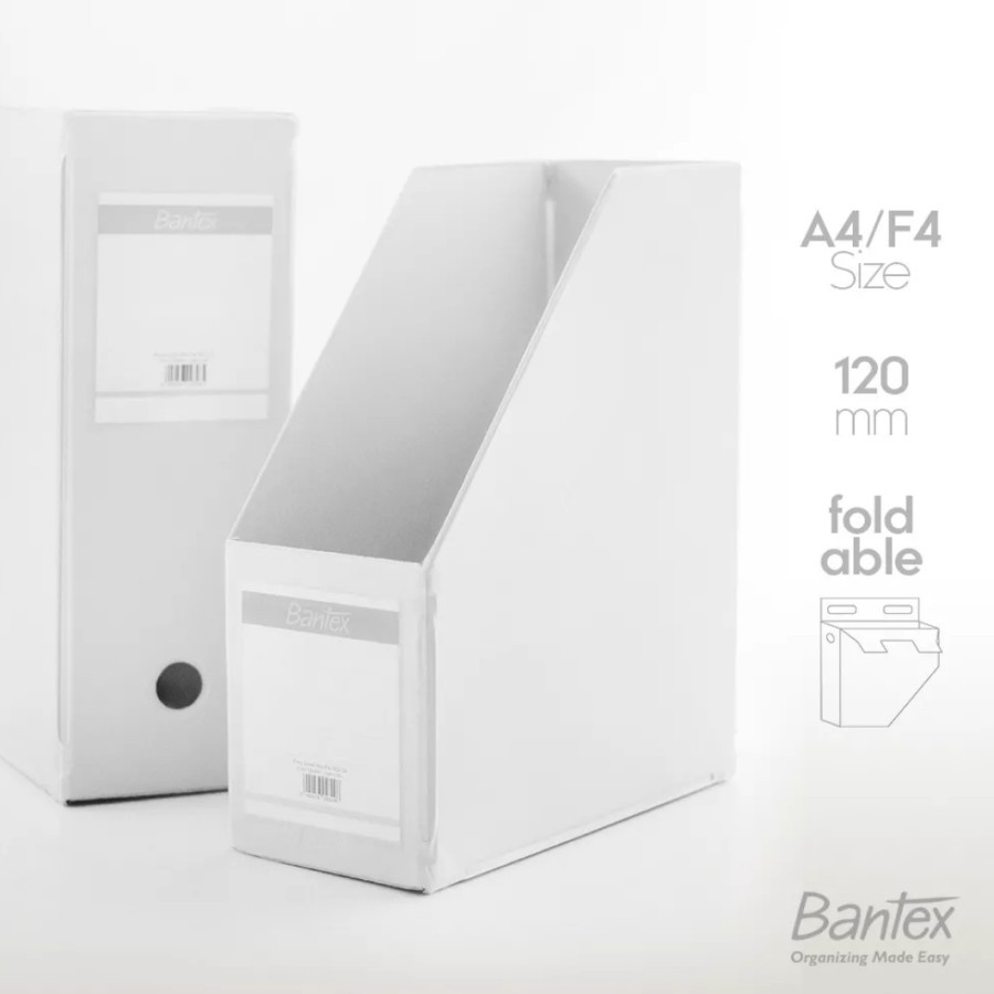 Jual BANTEX Box File / Magazine File A4 F4 Folio Extra Jumbo 120mm ...
