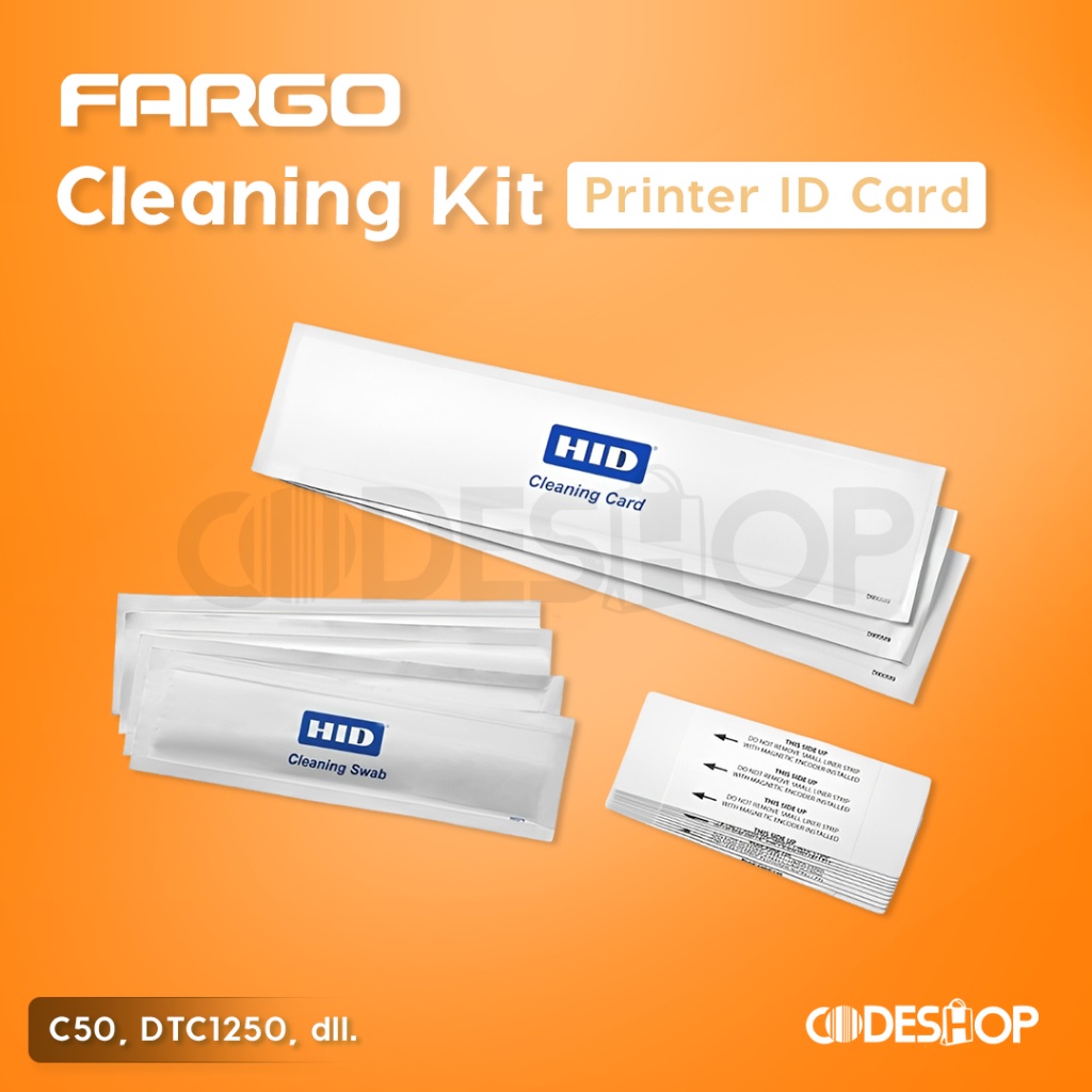 Jual Cleaning Kit Printer Original Merek Fargo C50 DTC1000 DTC1250E ...
