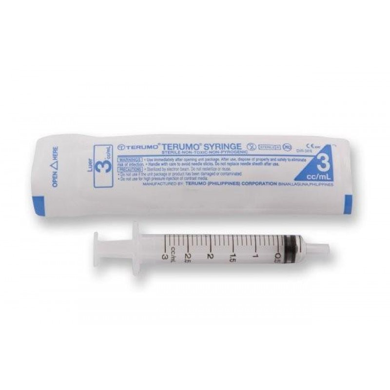 Jual Terumo Spuit 3 cc / Terumo Spuit 3 ml / Disposable Syringe Terumo | Shopee Indonesia