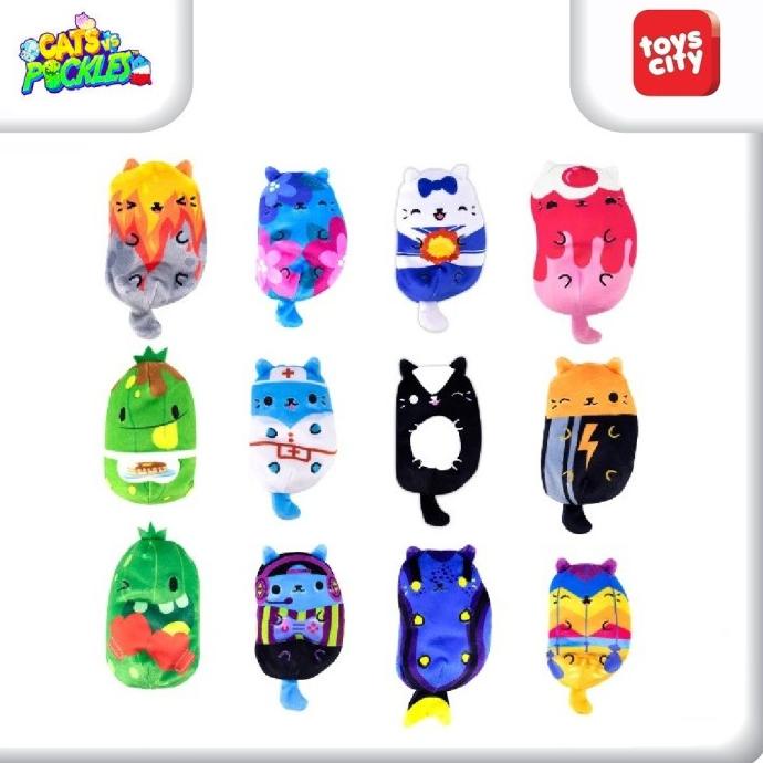 Jual Cats Vs Pickles Chonks Assortment 4" Cute Cuddly Collectible Bean ...