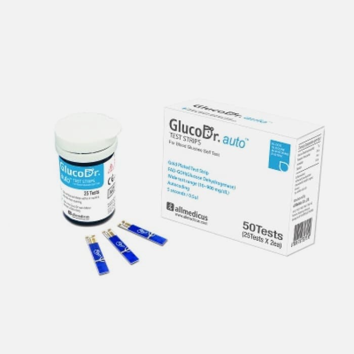 Jual Strip Gluco dr Auto AGM 4000 isi 50 strip / strip gula darah gluco ...