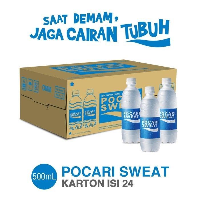 Jual Pocari Sweat Botol 500 ml Karton Dus 1 x 24 Botol | Shopee Indonesia