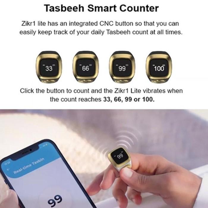 Jual Tasbih Digital Zikr Iqibla Zikir Ring Zikr1 Lite Smart Ring Tasbeh ...