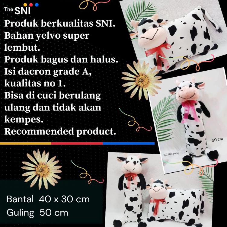 Jual ・ D Guling sapi atau bantal sapi cow SNI super lembut Terbatas ...