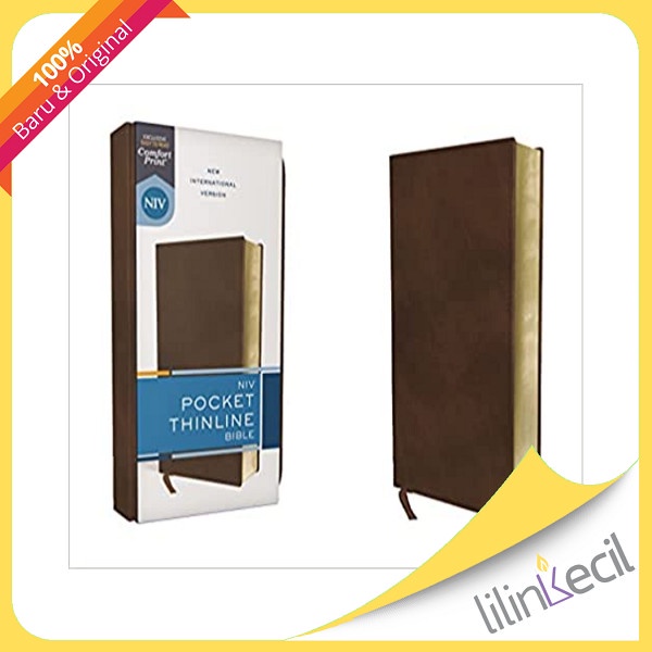 Jual BUKU NIV POCKET THINLINE BIBLE, COMFORT PRINT--SOFT LEATHER-LOOK ...